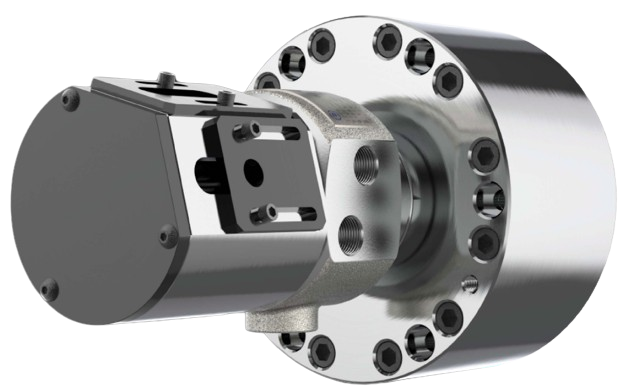 SOLID ROTARY HYDRAULIC CYLINDER (WITH CHECK VALVE AND STROKE CONTROL)